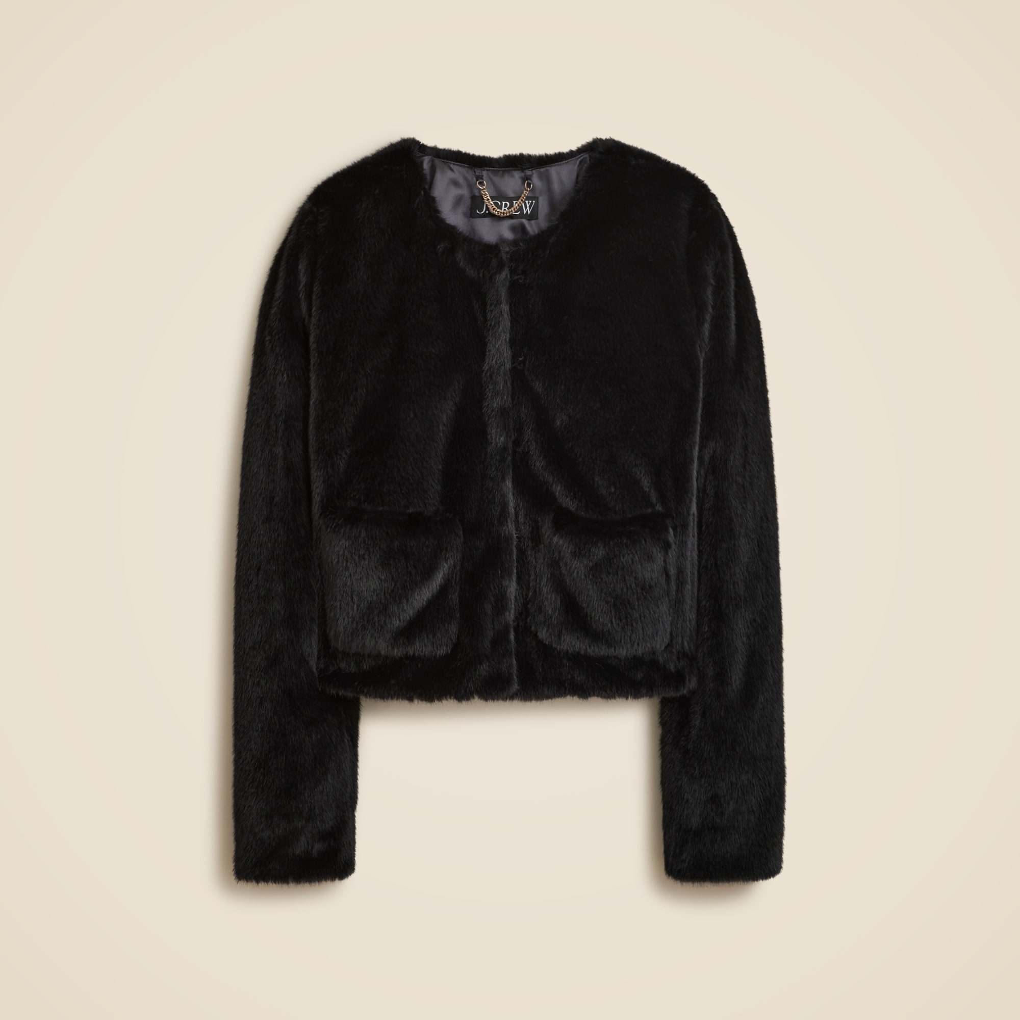 J.Crew: Faux-fur Lady Jacket For Women