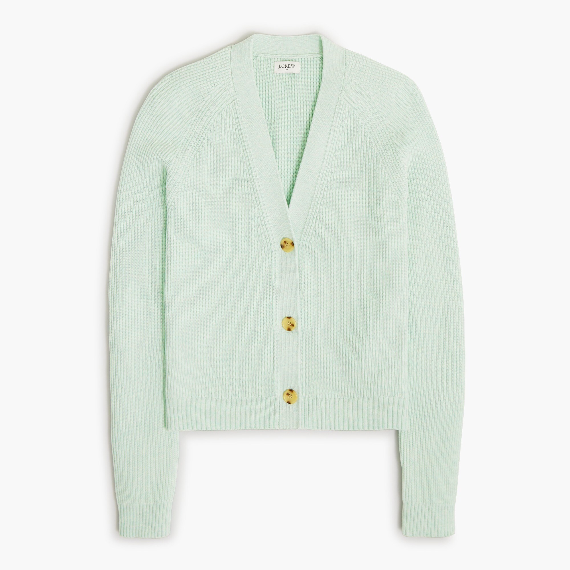 Factory: Cotton-blend Cardigan Sweater For Women