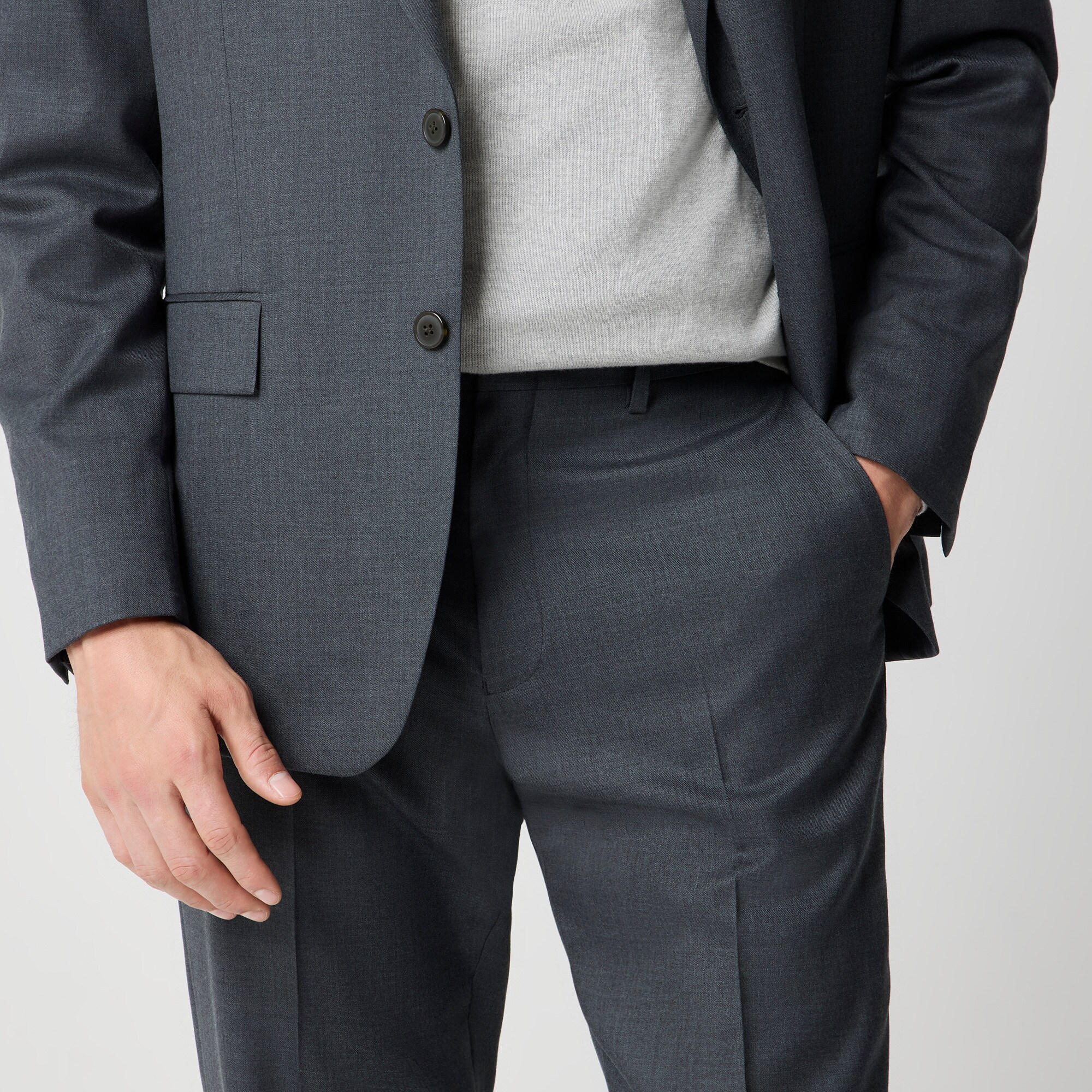 Classic-fit Thompson Worsted Wool Suit Pant For Men | Factory