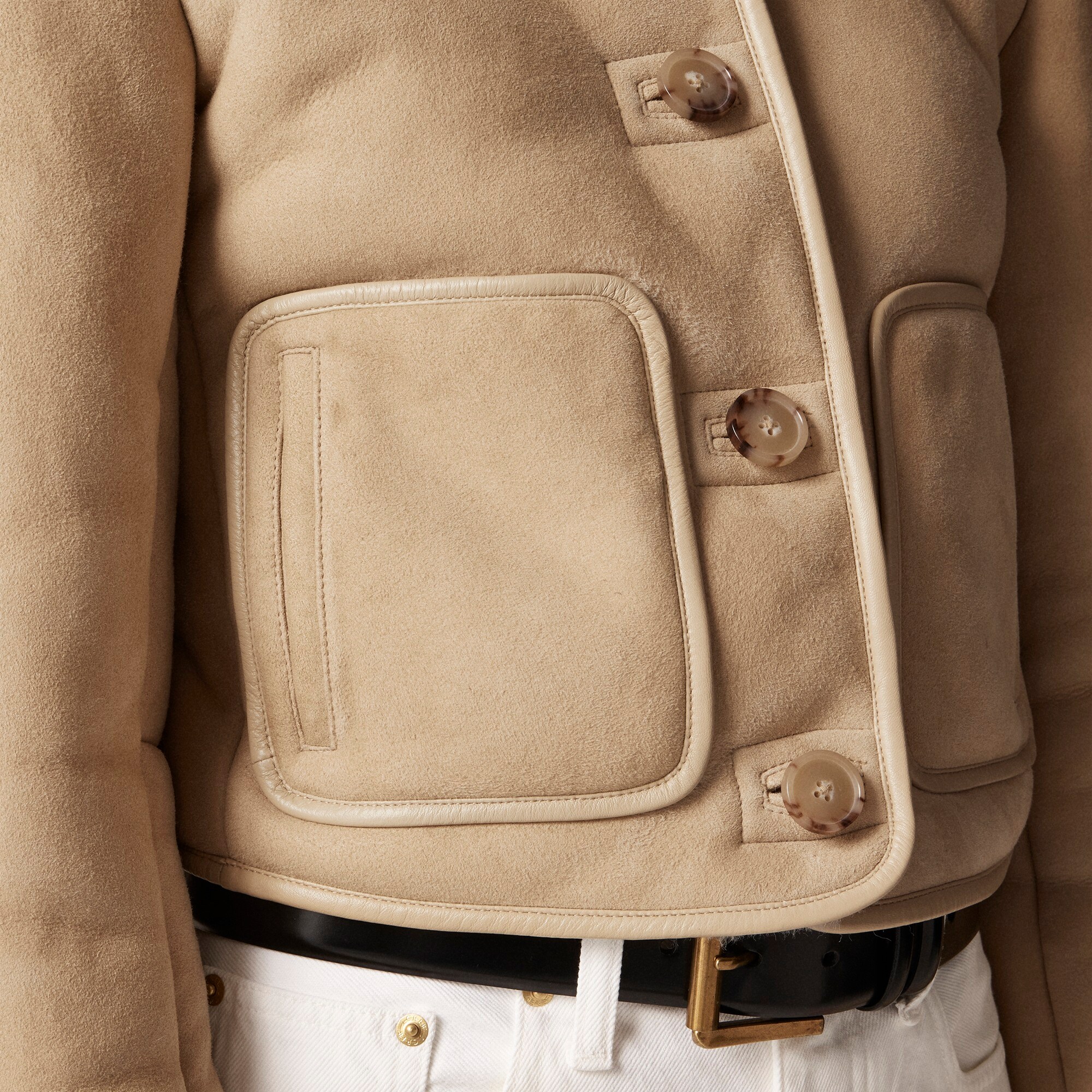 J.Crew: Collection Shearling-lined Lady Jacket For Women