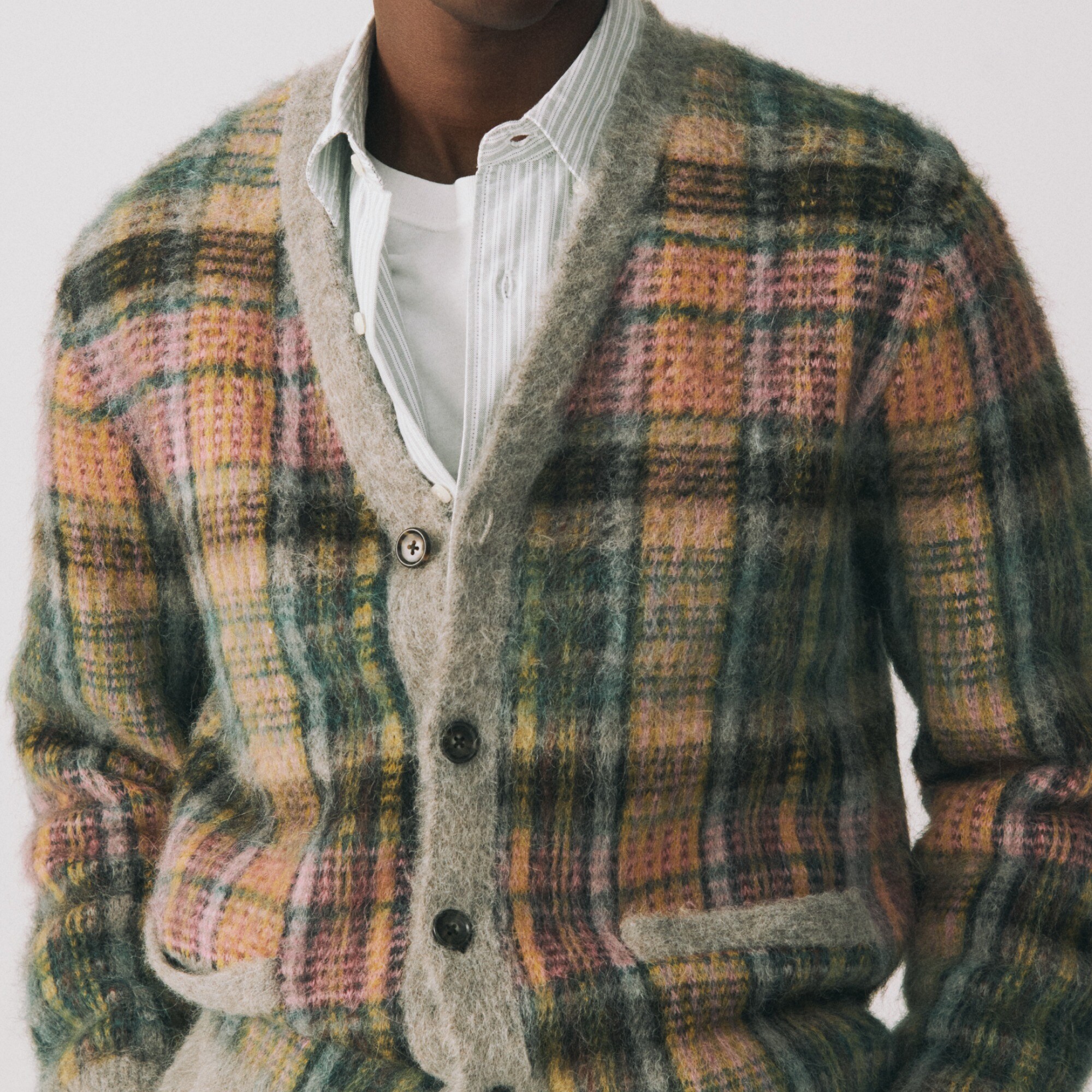 J.Crew: Alpaca-blend V-neck Cardigan For Men