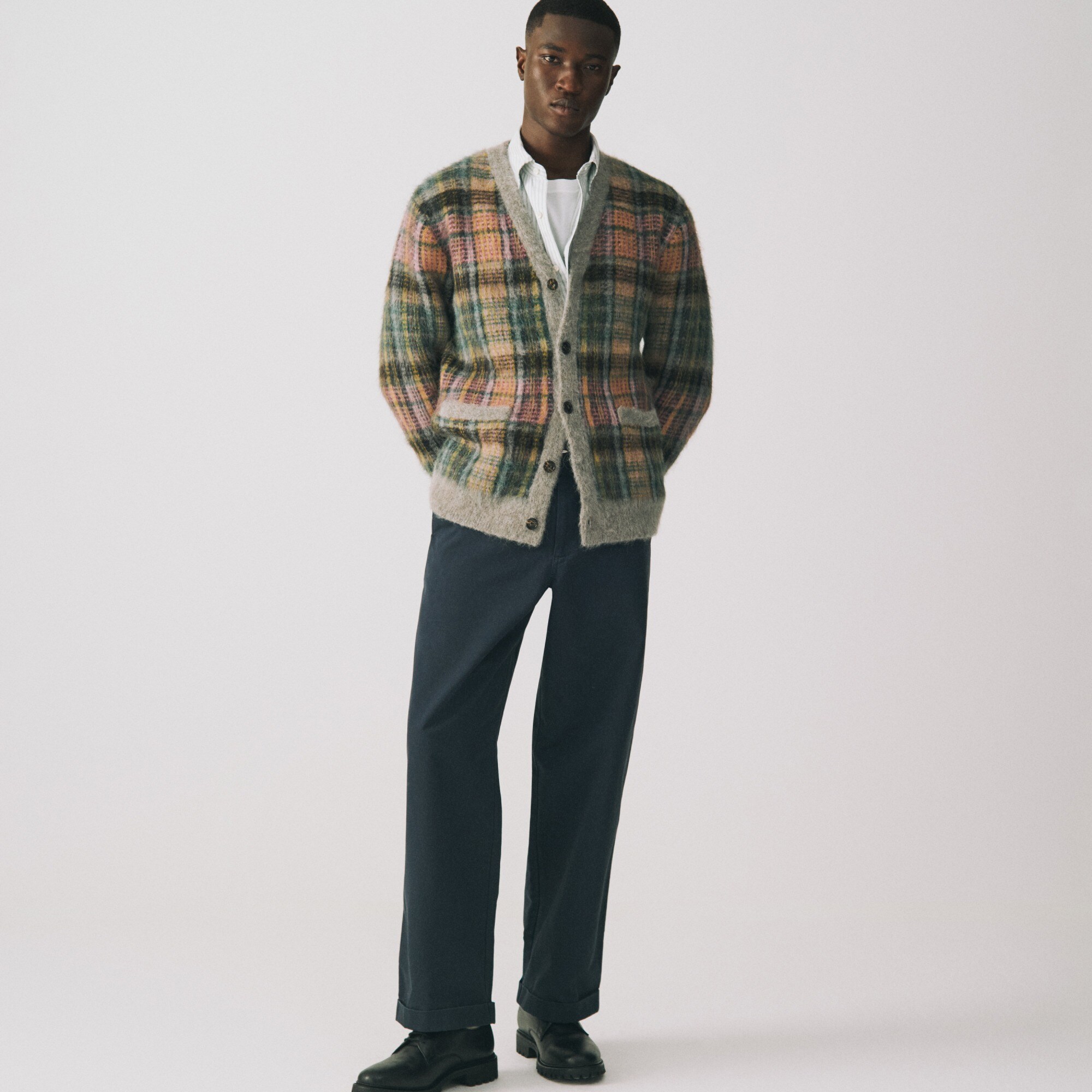 J.Crew: Alpaca-blend V-neck Cardigan For Men