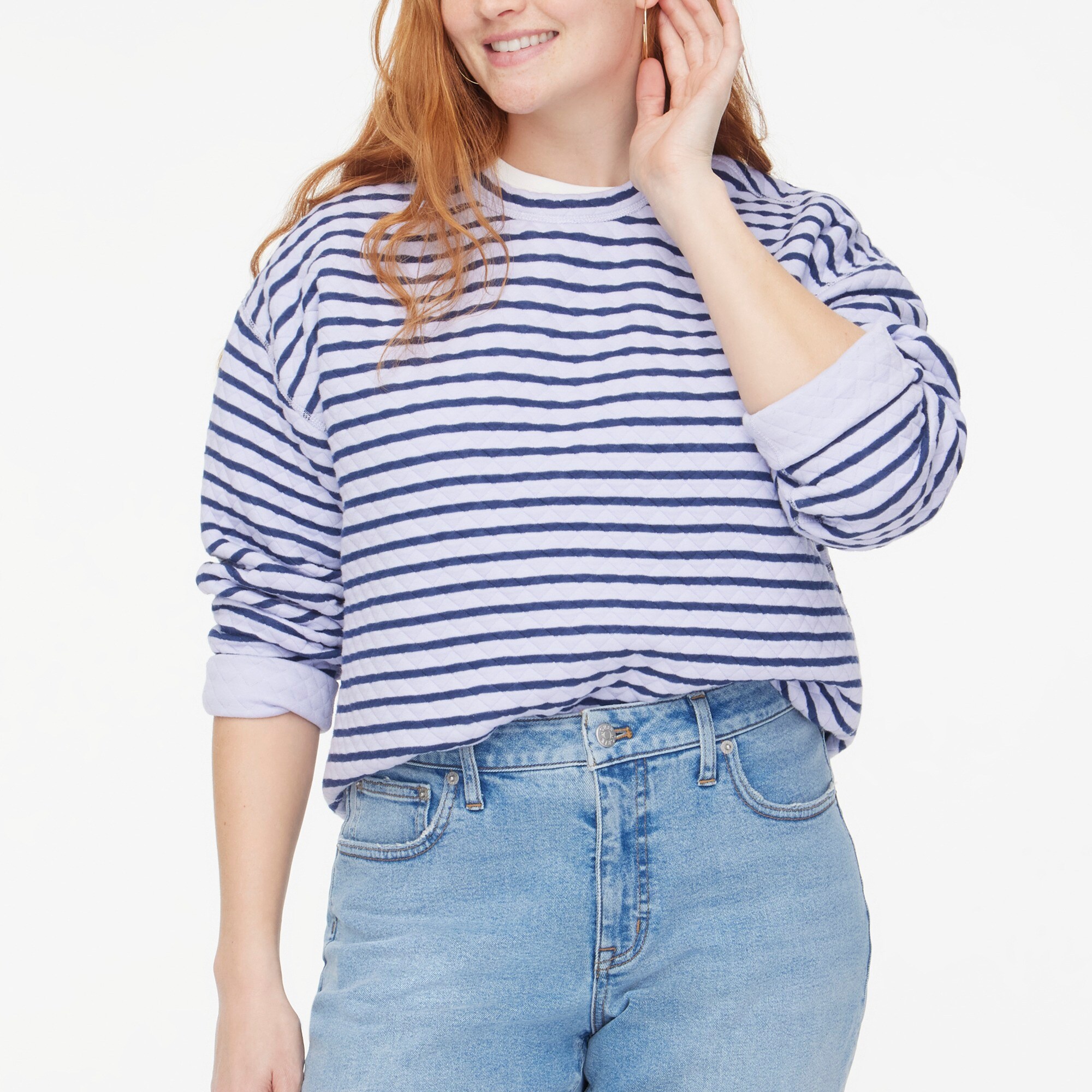 Factory: Reversible Quilted Pullover For Women