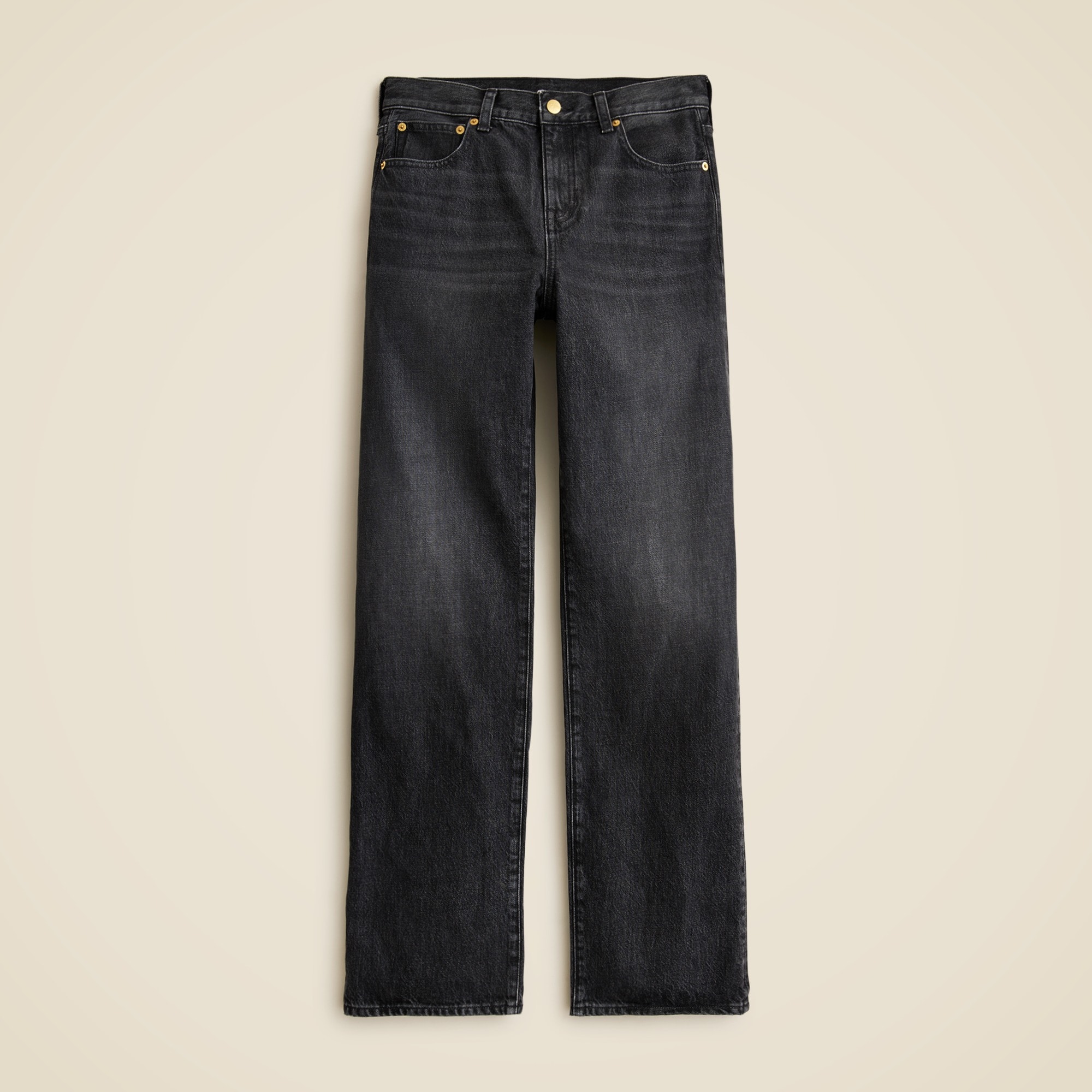J.Crew: High-rise Relaxed Straight Jean For Women