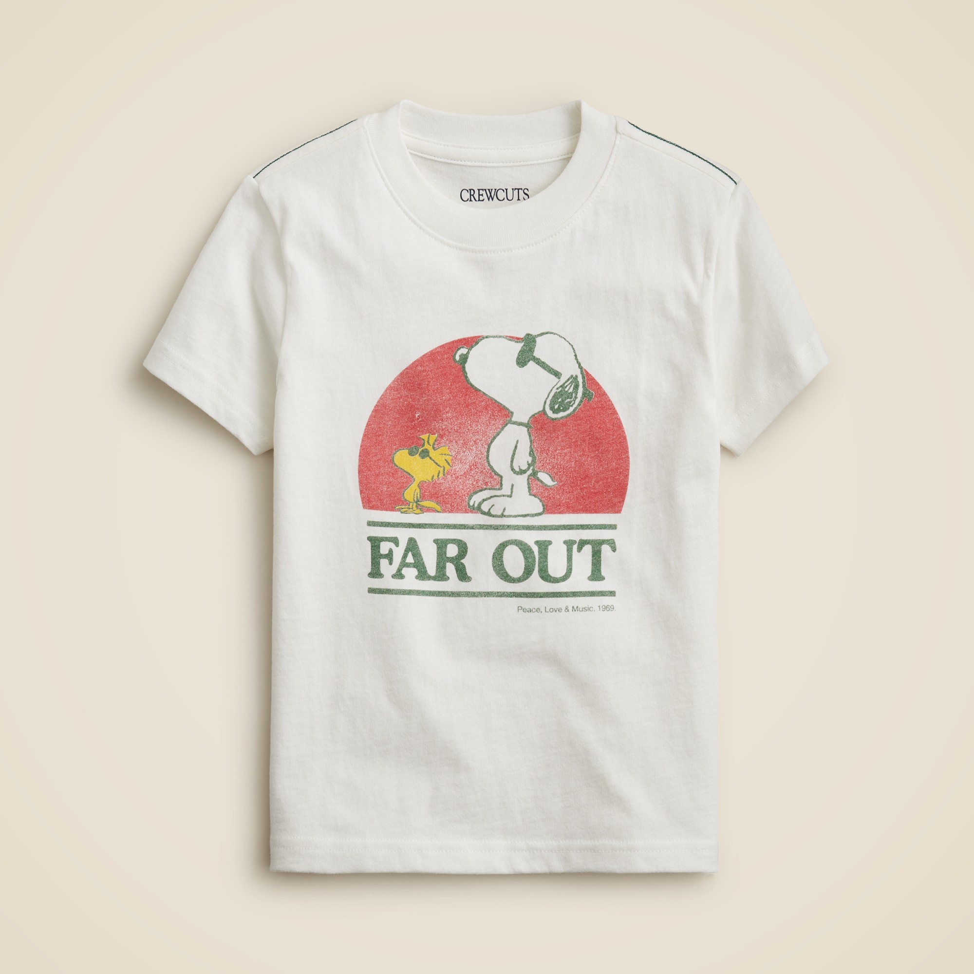 Peanuts® X Crewcuts "Far Out" Graphic T-shirt For Boys | J.Crew