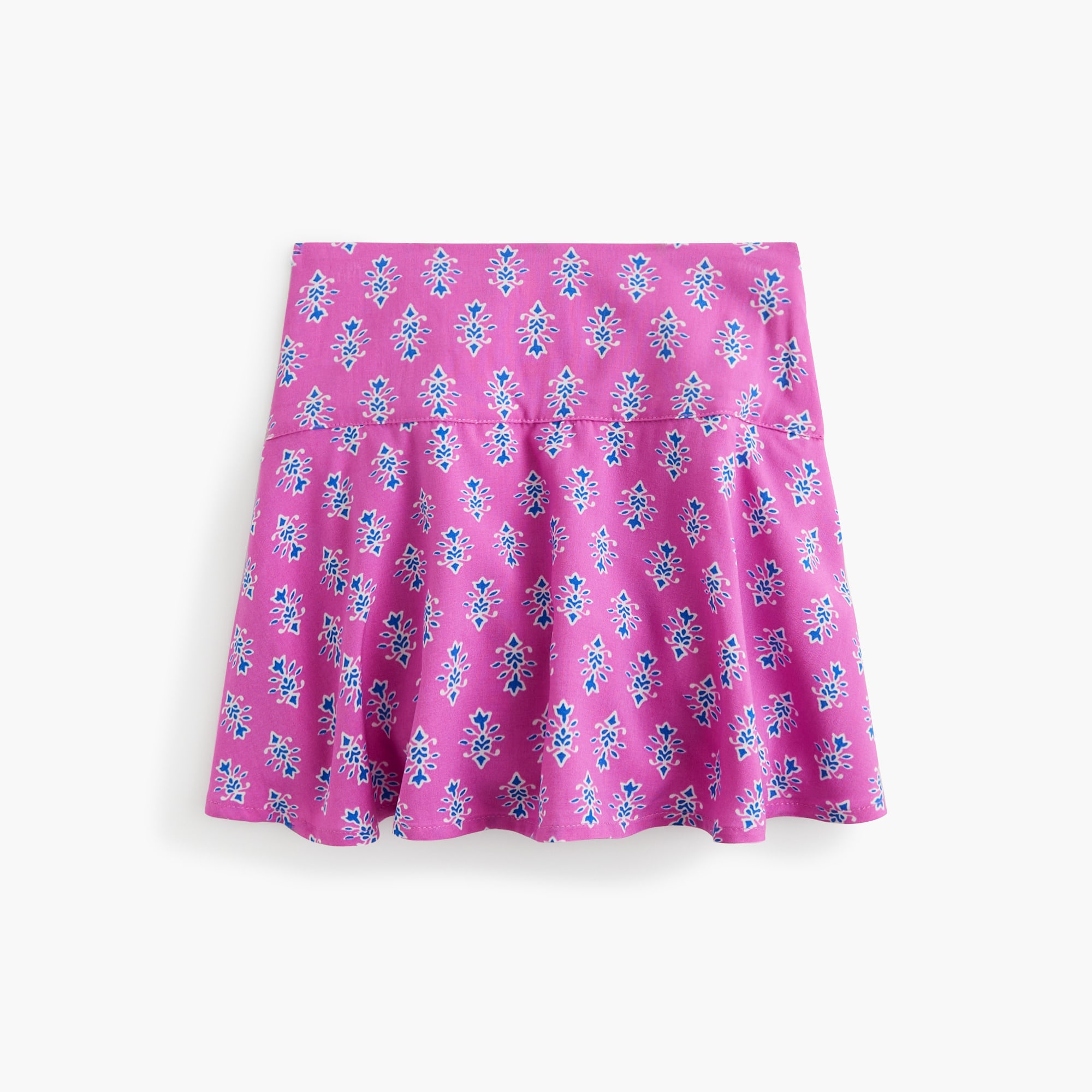 Girls' Block-print Skort For Girls | Factory