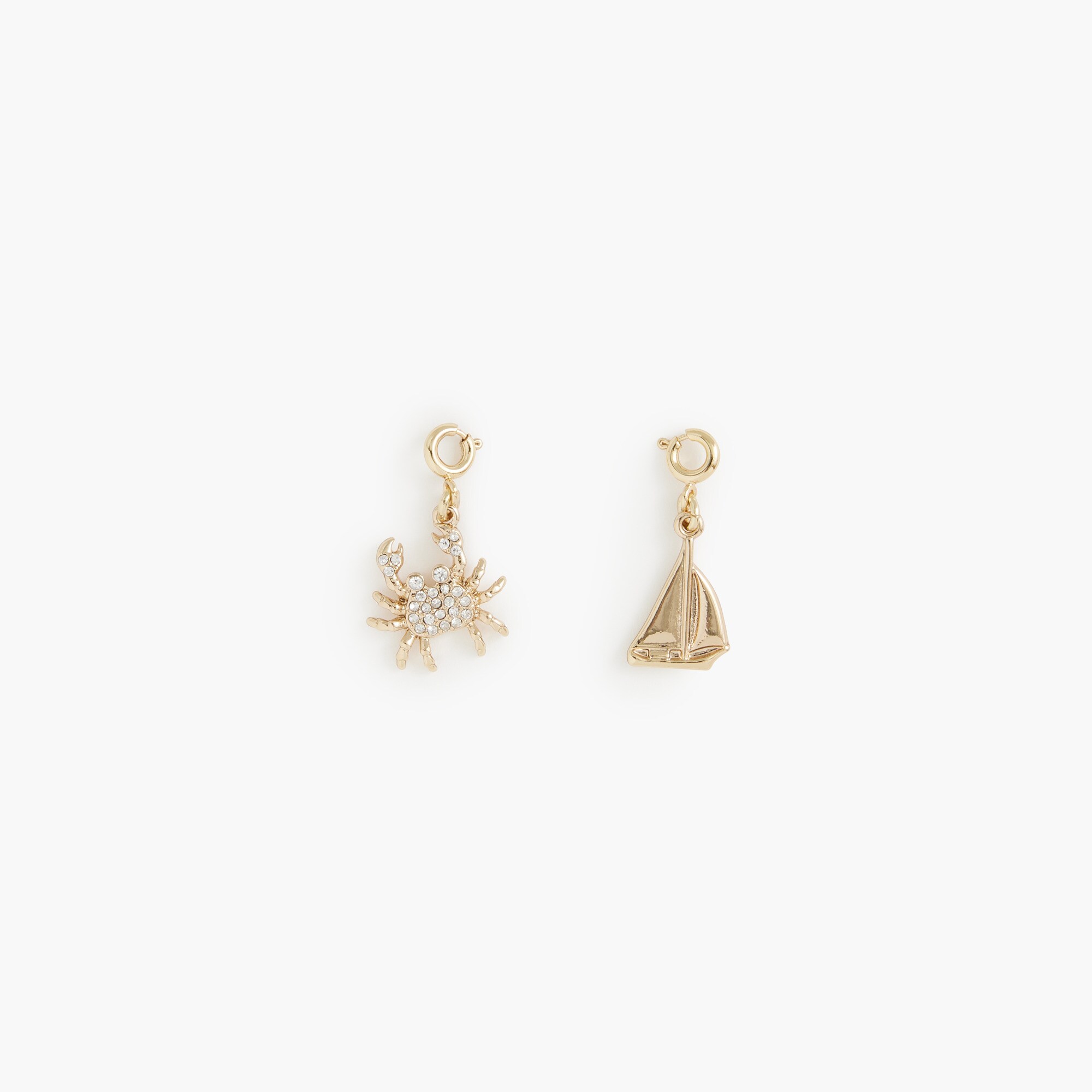 Factory: Crab And Sailboat Charms Set For Women