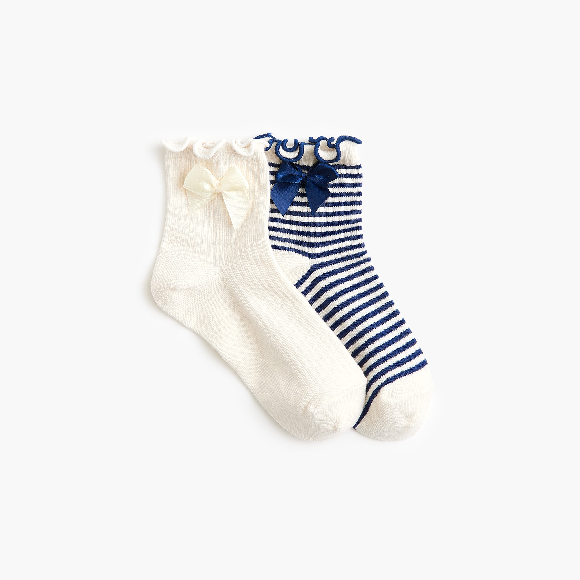 Girls' Bow Socks Two-pack For Girls | Factory