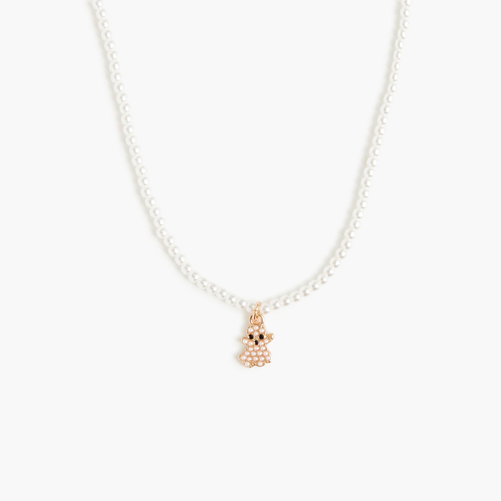 Girls' Pearl Ghost Necklace For Girls | Factory