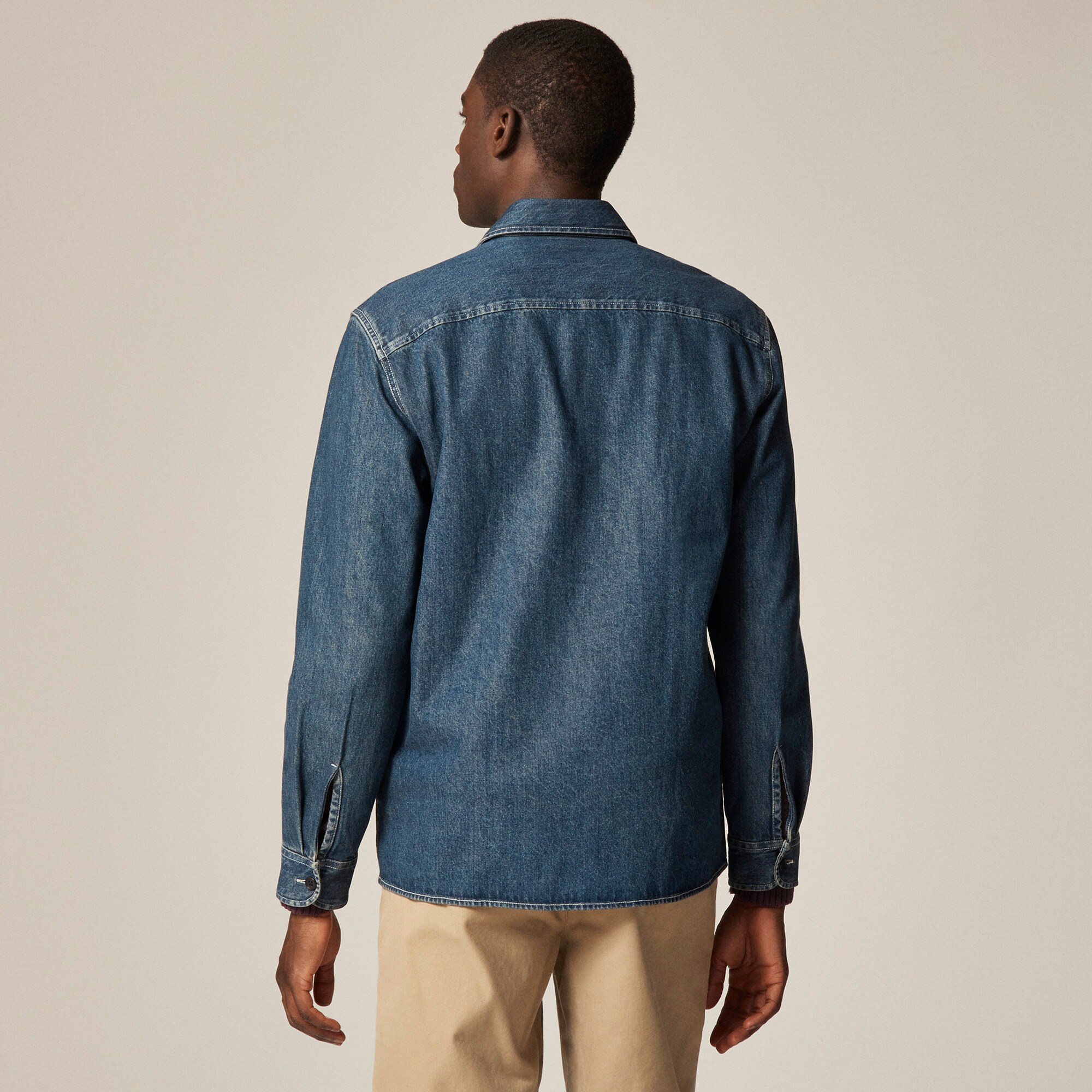 Denim Field Utility Overshirt For Men | J.Crew