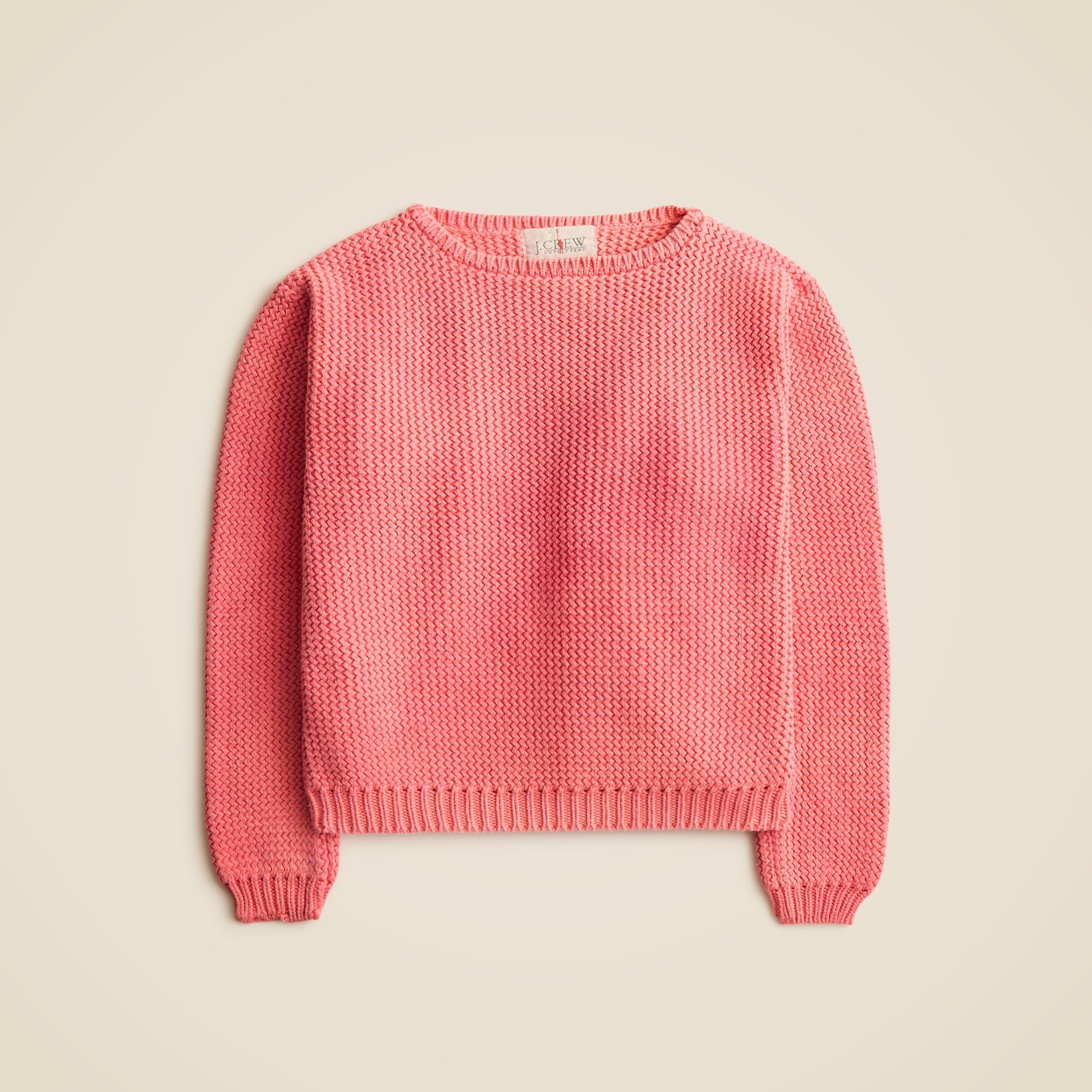 J.Crew: Vintage J.Crew '80s Cotton Basket-stitch Sweater For Men