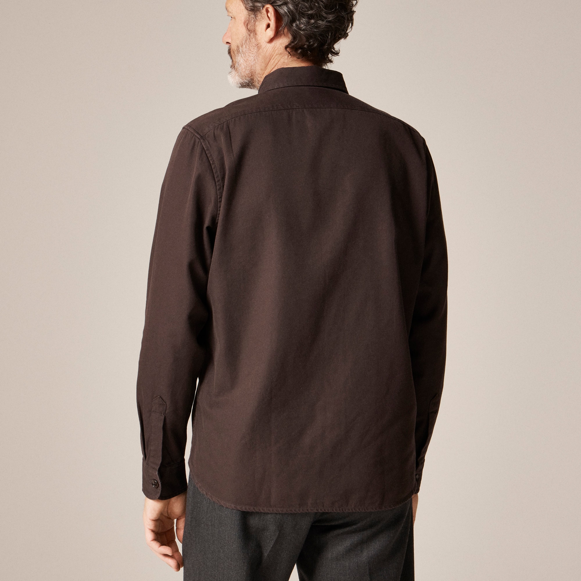 Twill Workshirt In Cotton-TENCEL™ Lyocell Blend For Men | J.Crew