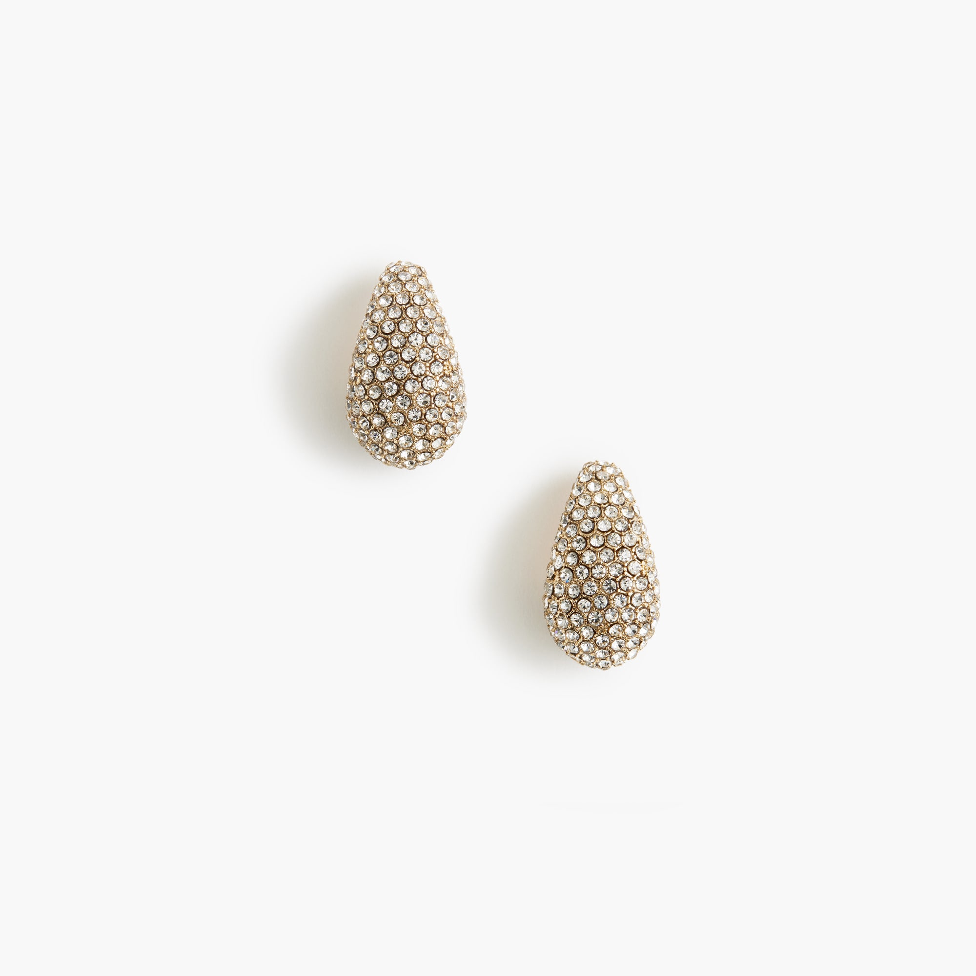 Pavé Crystal Teardrop Statement Earrings For Women | Factory