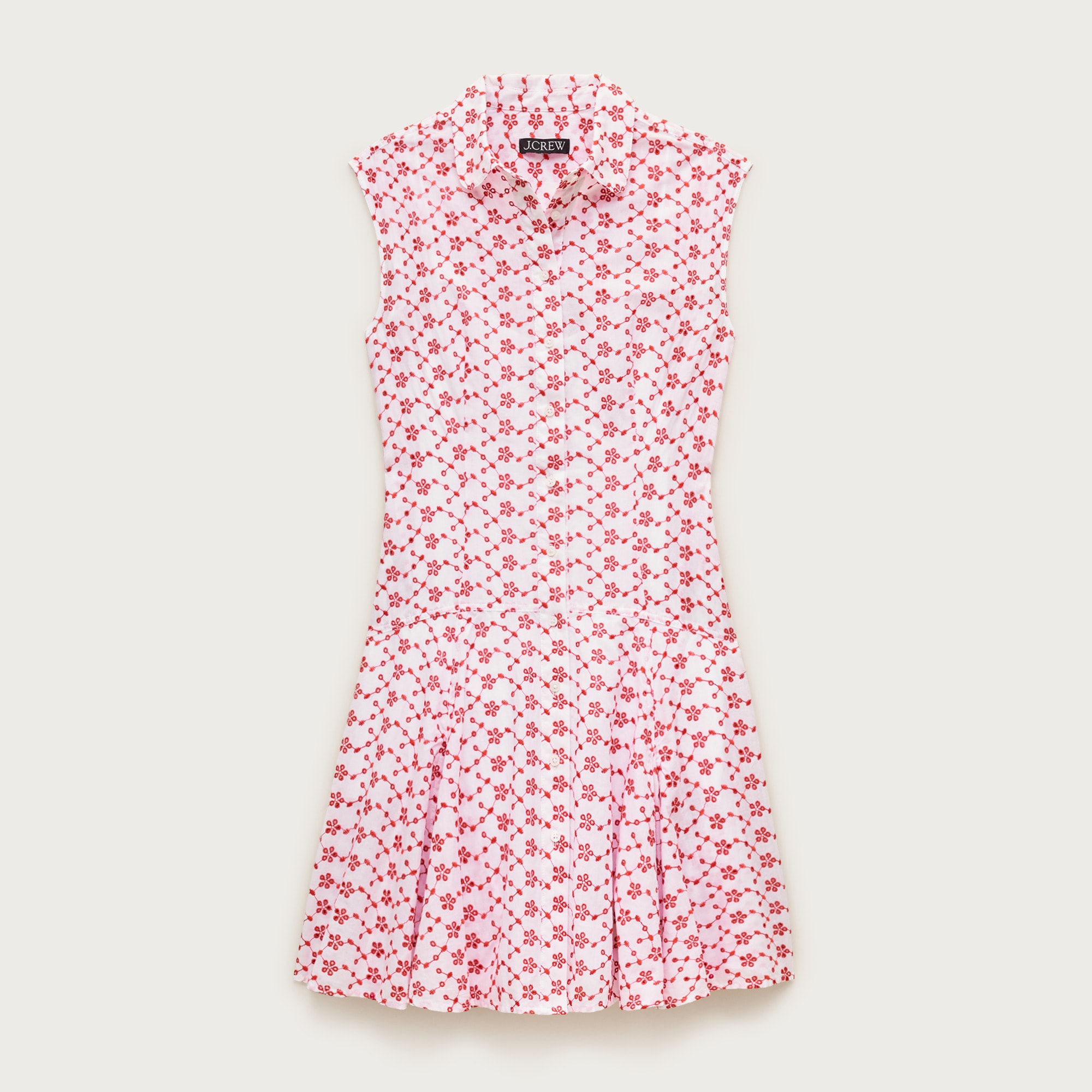 Mini Eyelet Shirt-dress For Women | J.Crew