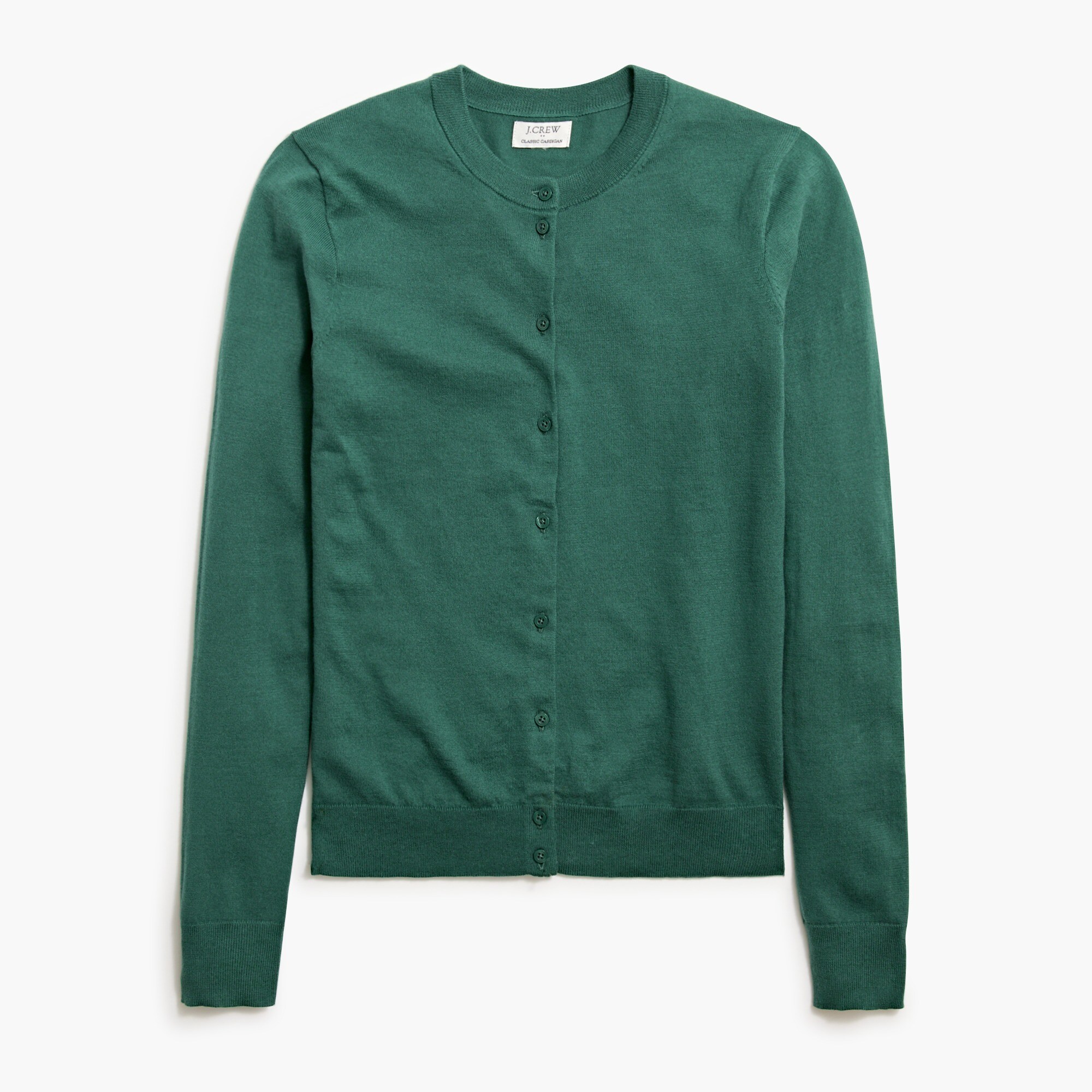 Factory: Classic Cotton Cardigan Sweater For Women