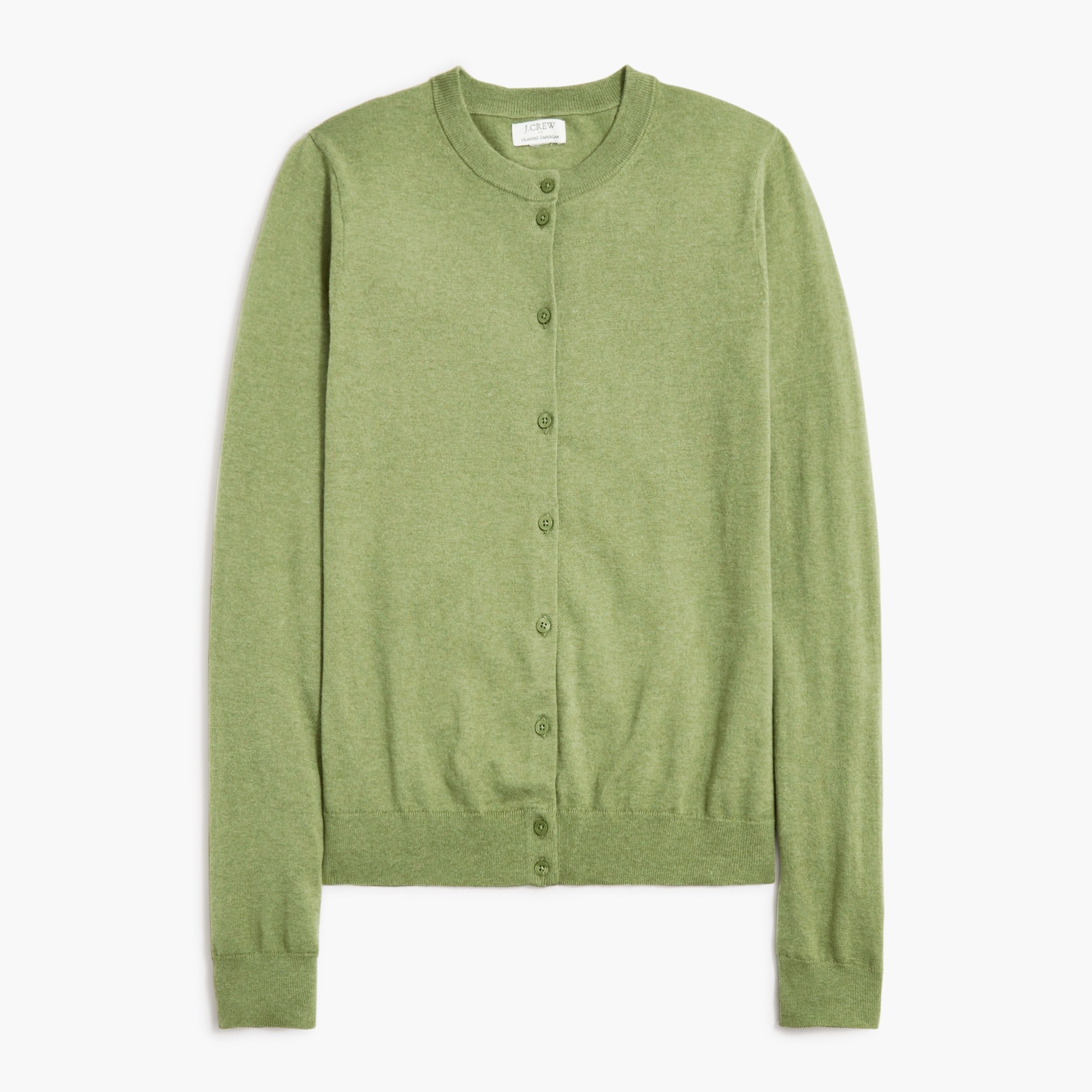 Factory: Classic Cotton Cardigan Sweater For Women