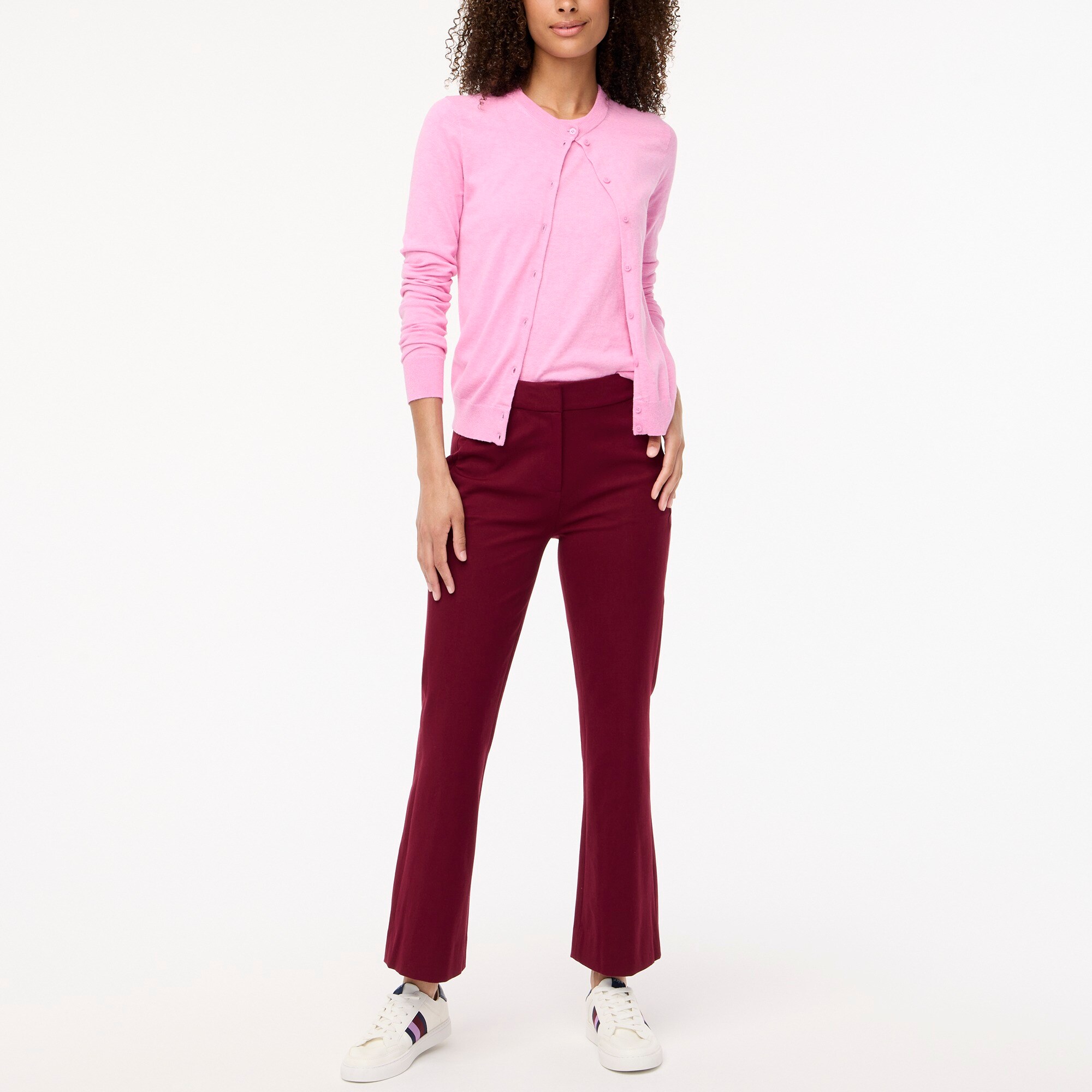 Factory: Classic Cotton Cardigan Sweater For Women