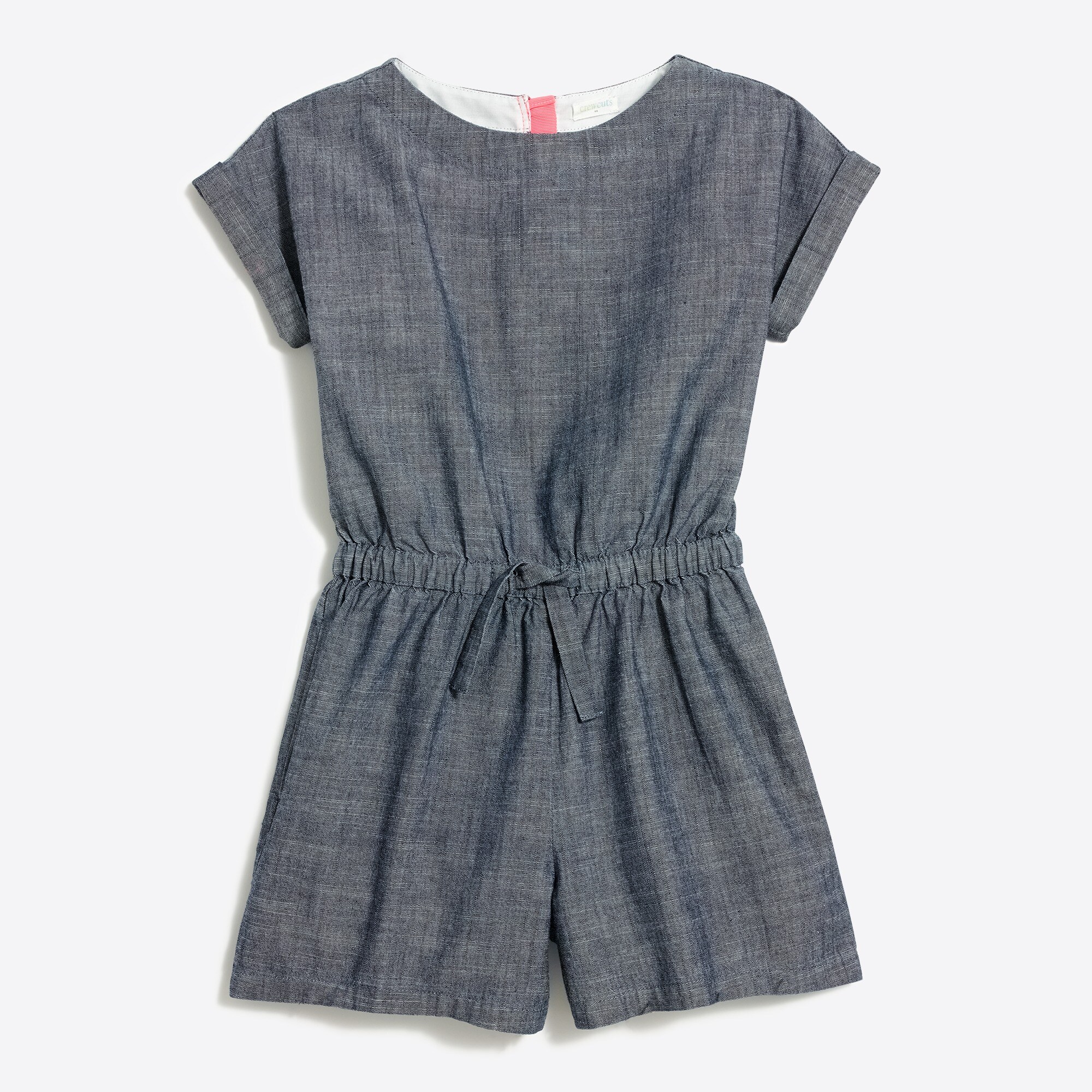 Girls' Chambray Romper For Girls | Factory