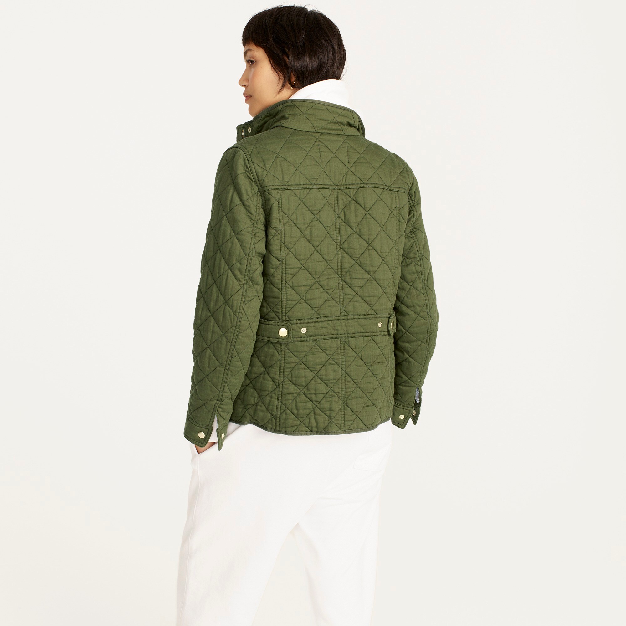 J.Crew: Quilted Downtown Field Jacket For Women