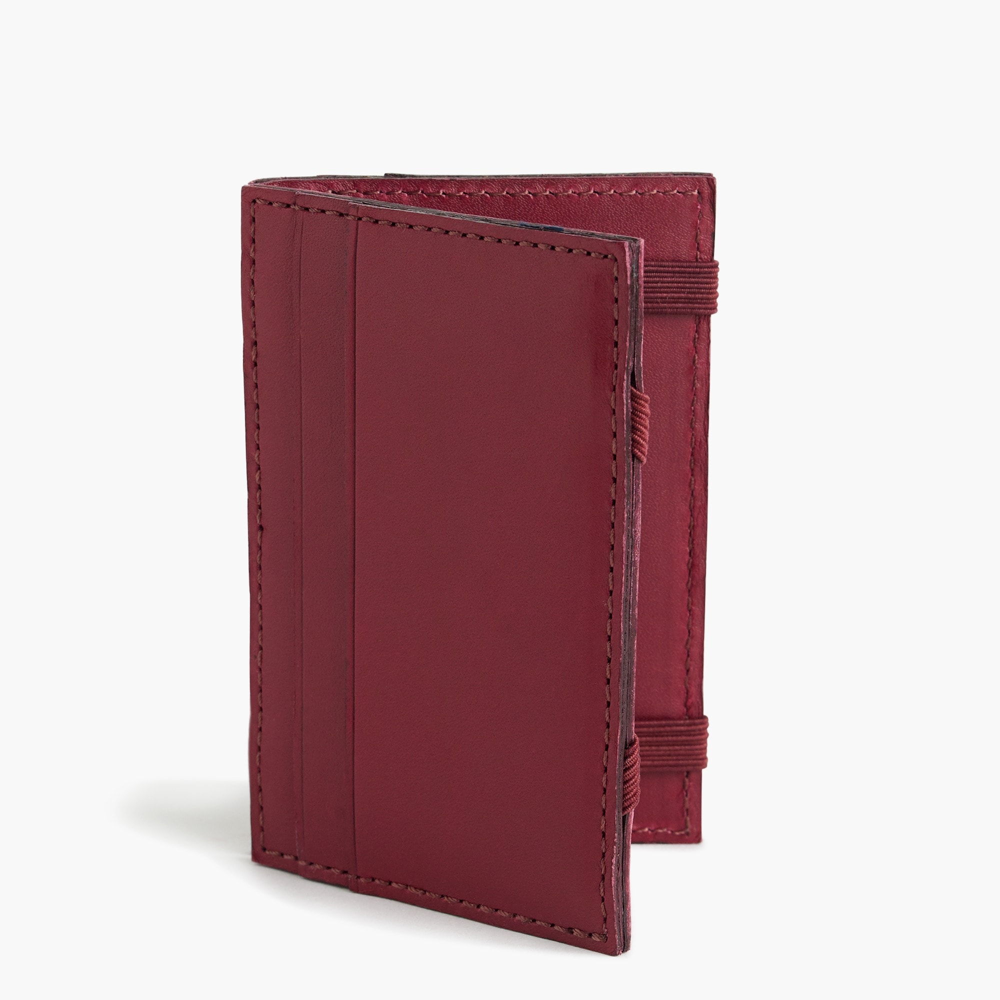 J.Crew: Magic Wallet In Italian Leather For Men