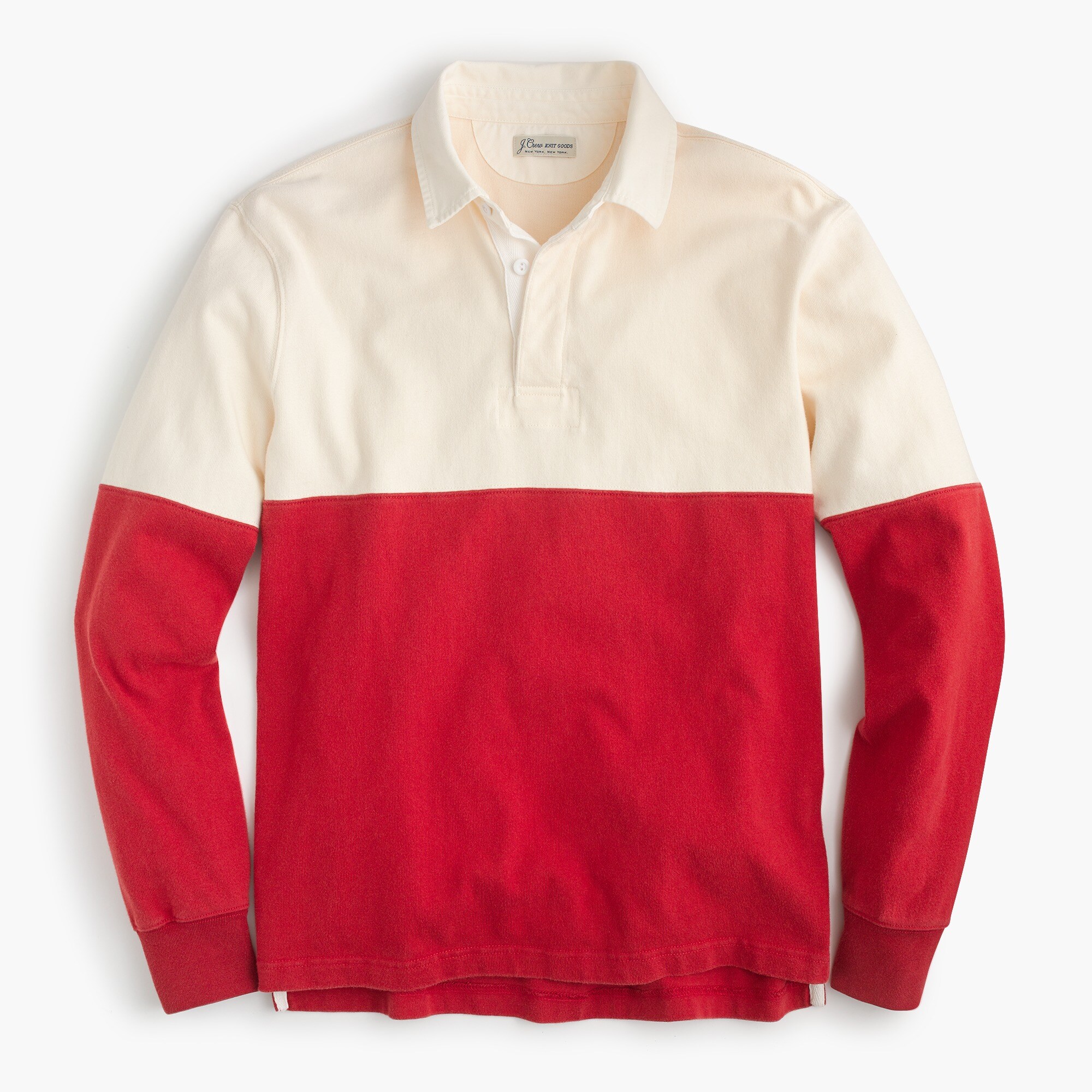 J.Crew: Adults' 1984 Rugby Shirt In Colorblock For Men