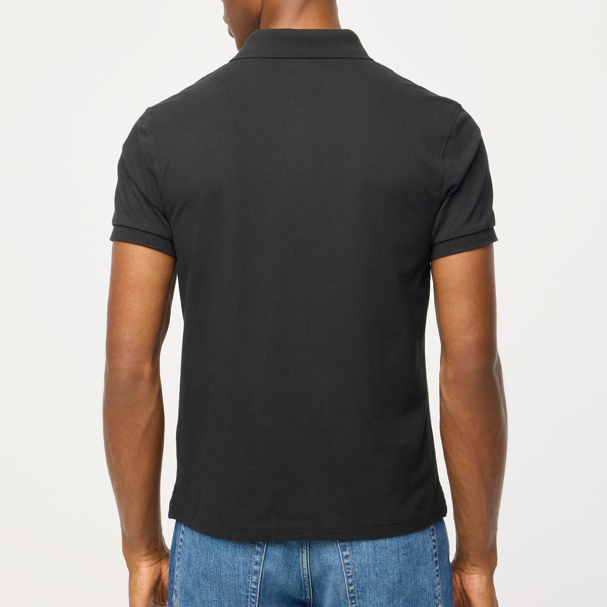 Factory: Untucked-fit Flex Piqué Polo Shirt For Men