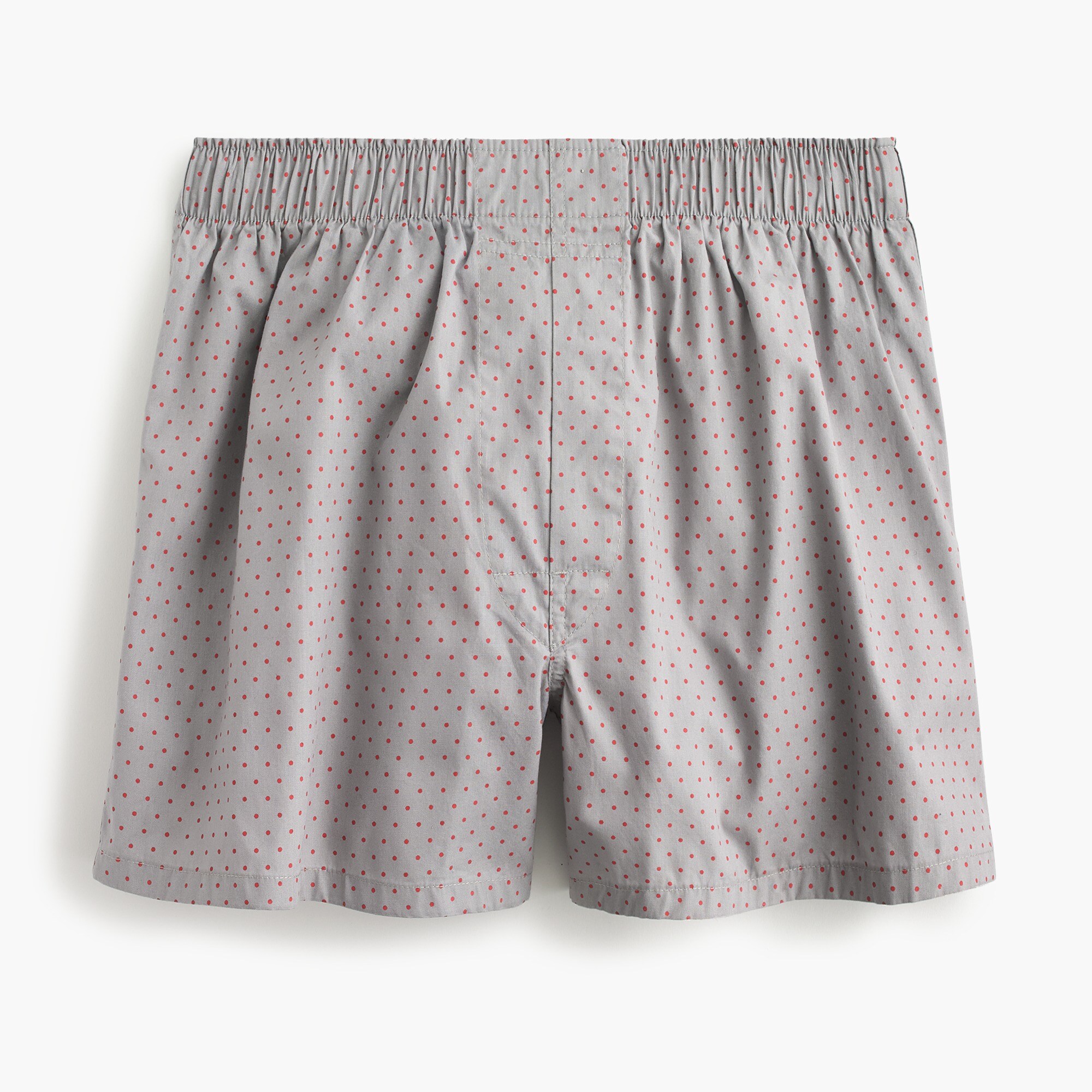 J.Crew: Grey Dotted Boxers For Men