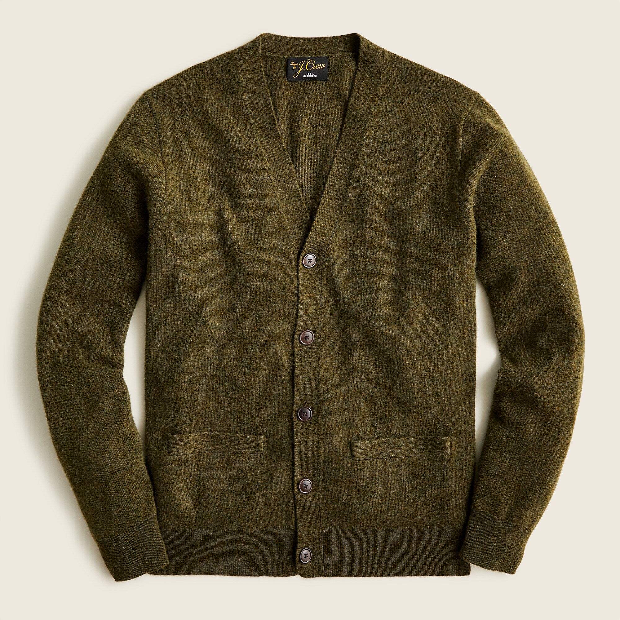 J.Crew: Cashmere Cardigan Sweater For Men