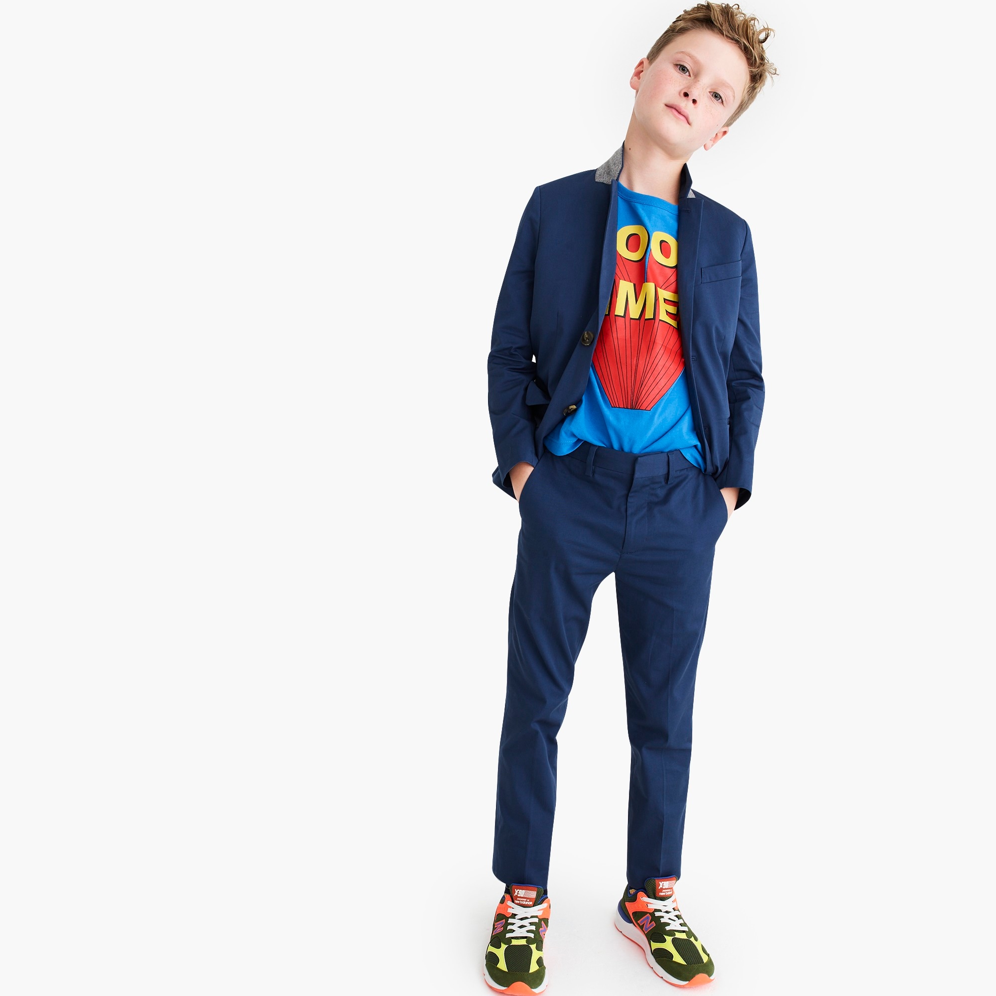 J.Crew: Boys' Ludlow Suit Jacket In Stretch Chino For Boys