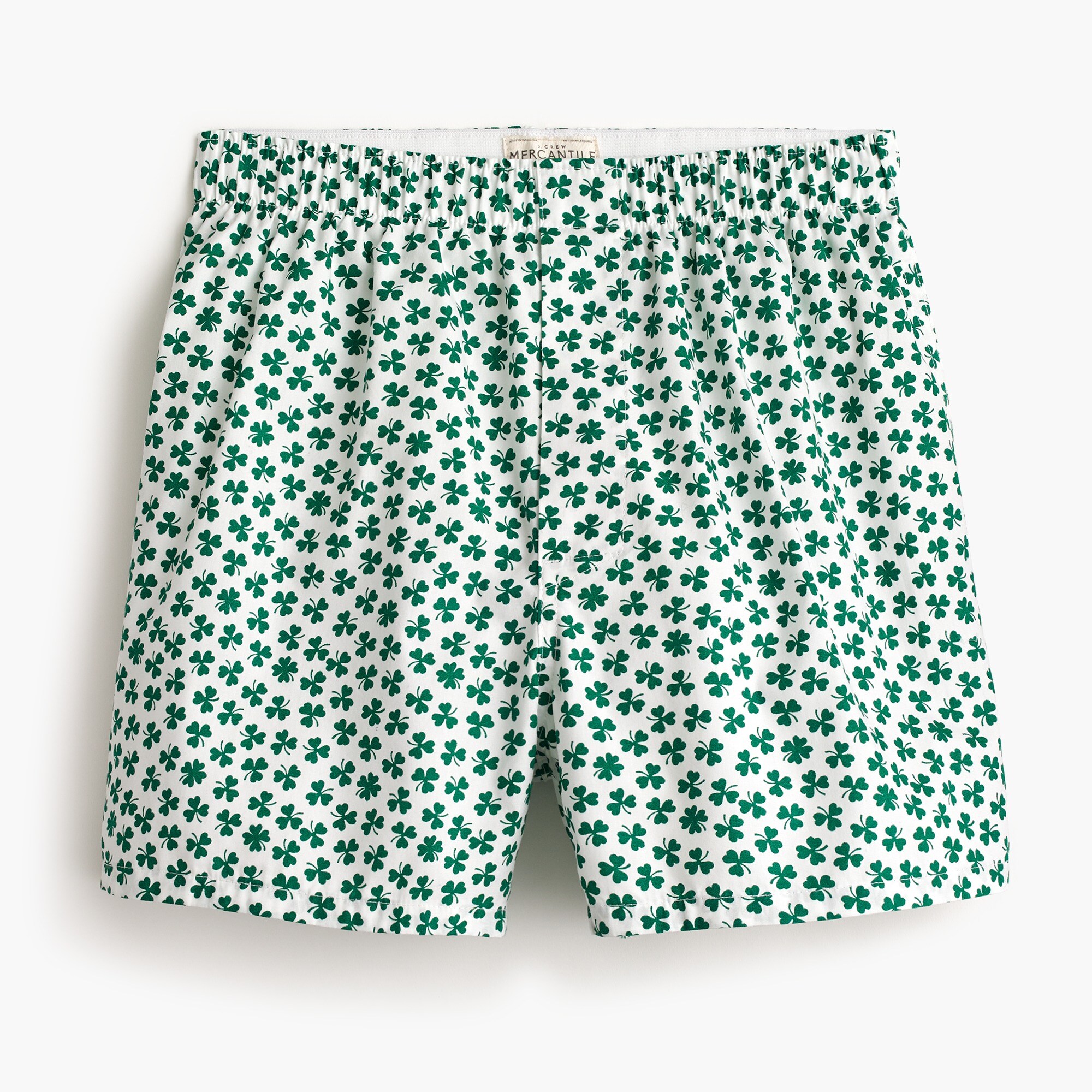 J.Crew: Boxer In Shamrock Print For Men
