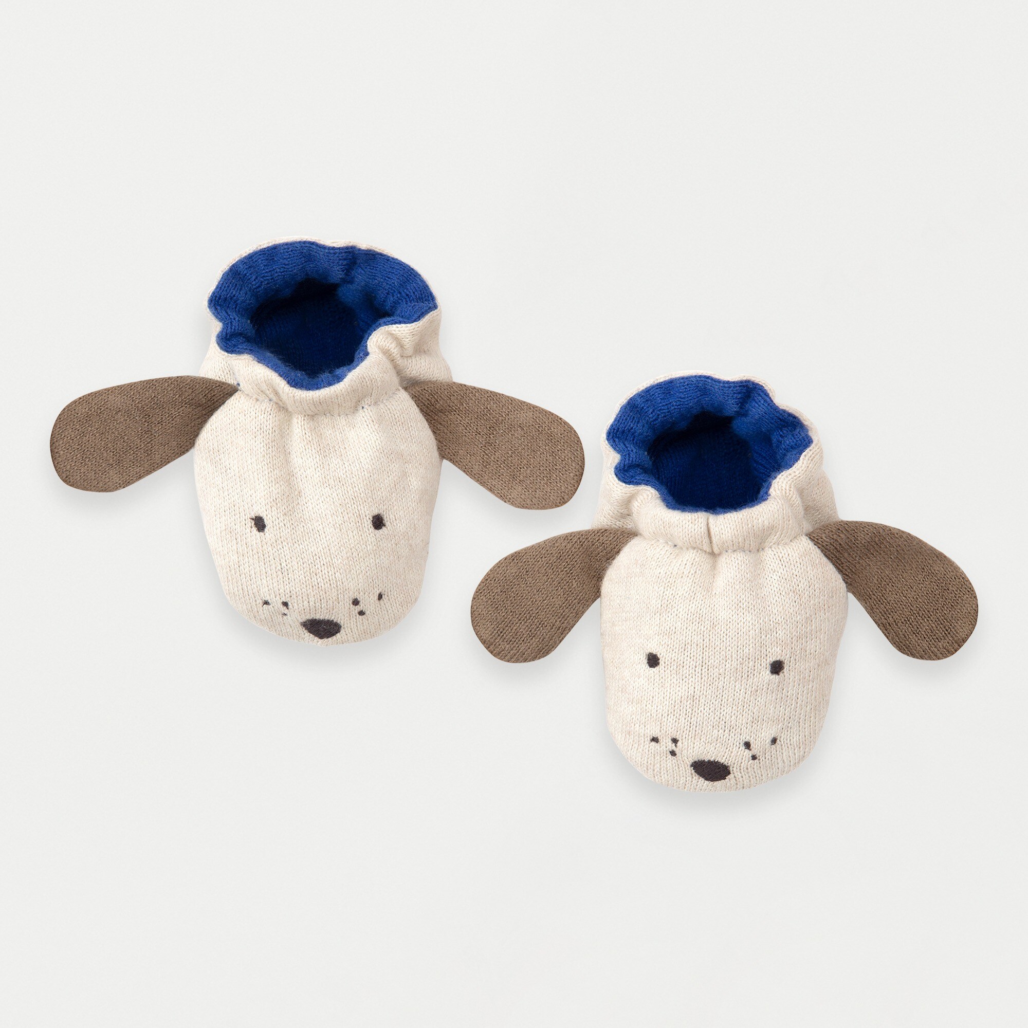 J.Crew: Meri Meri™ Dog Baby Booties For Baby