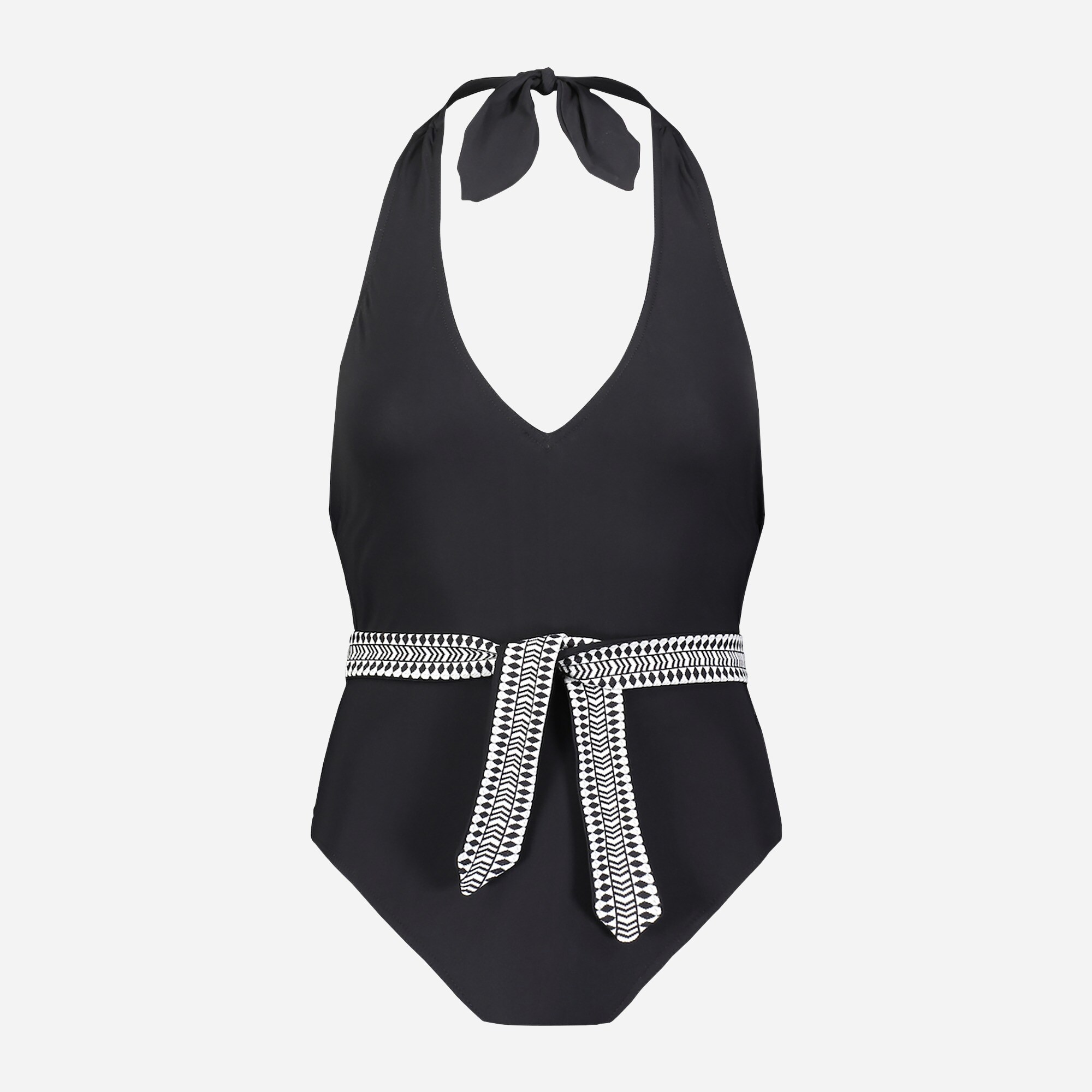 J.Crew: Lemlem Sofia Deep-V Belted One-piece Swimsuit For Women