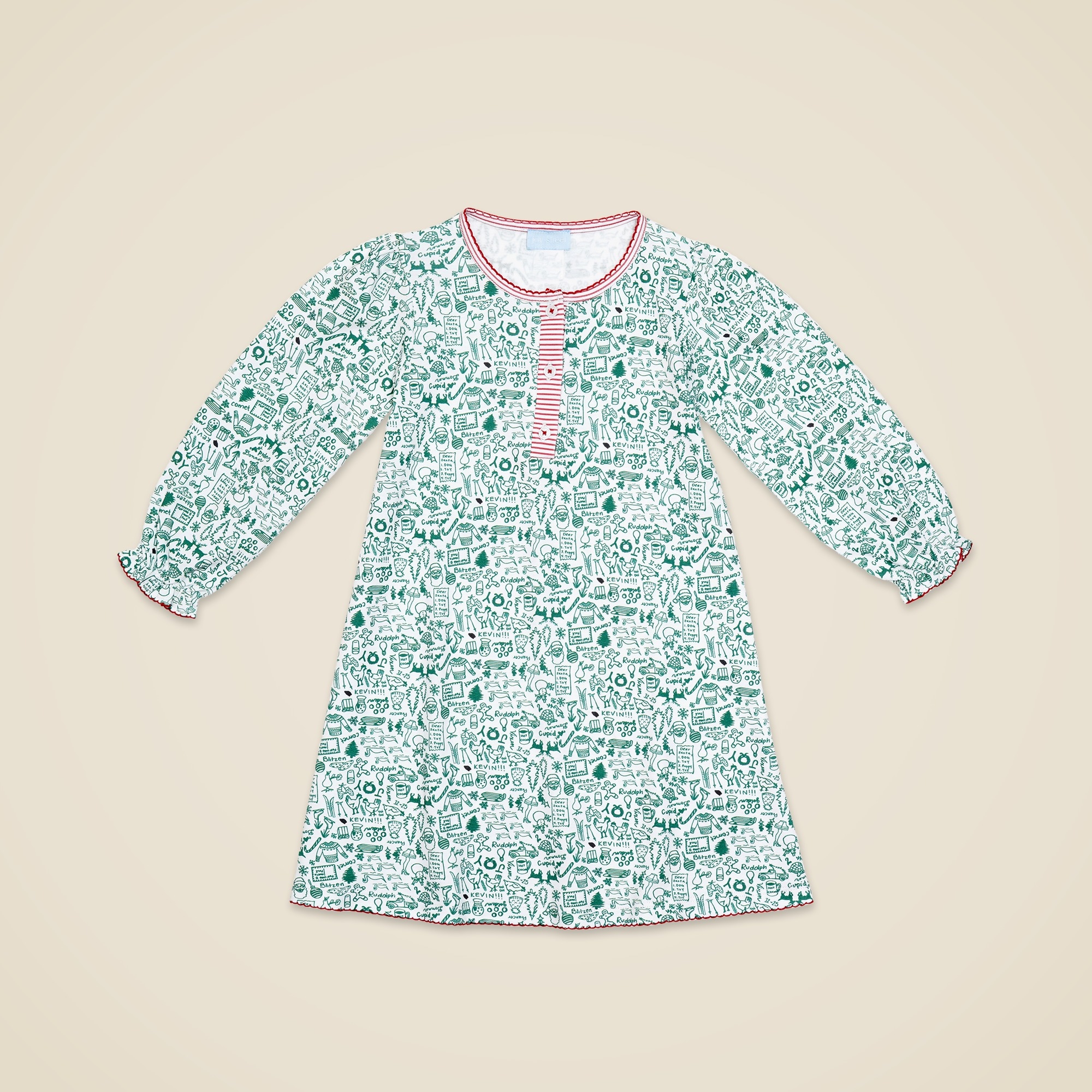 : Joy Street Kids™ Girls' North Pole Tess Lounge Dress For Girls