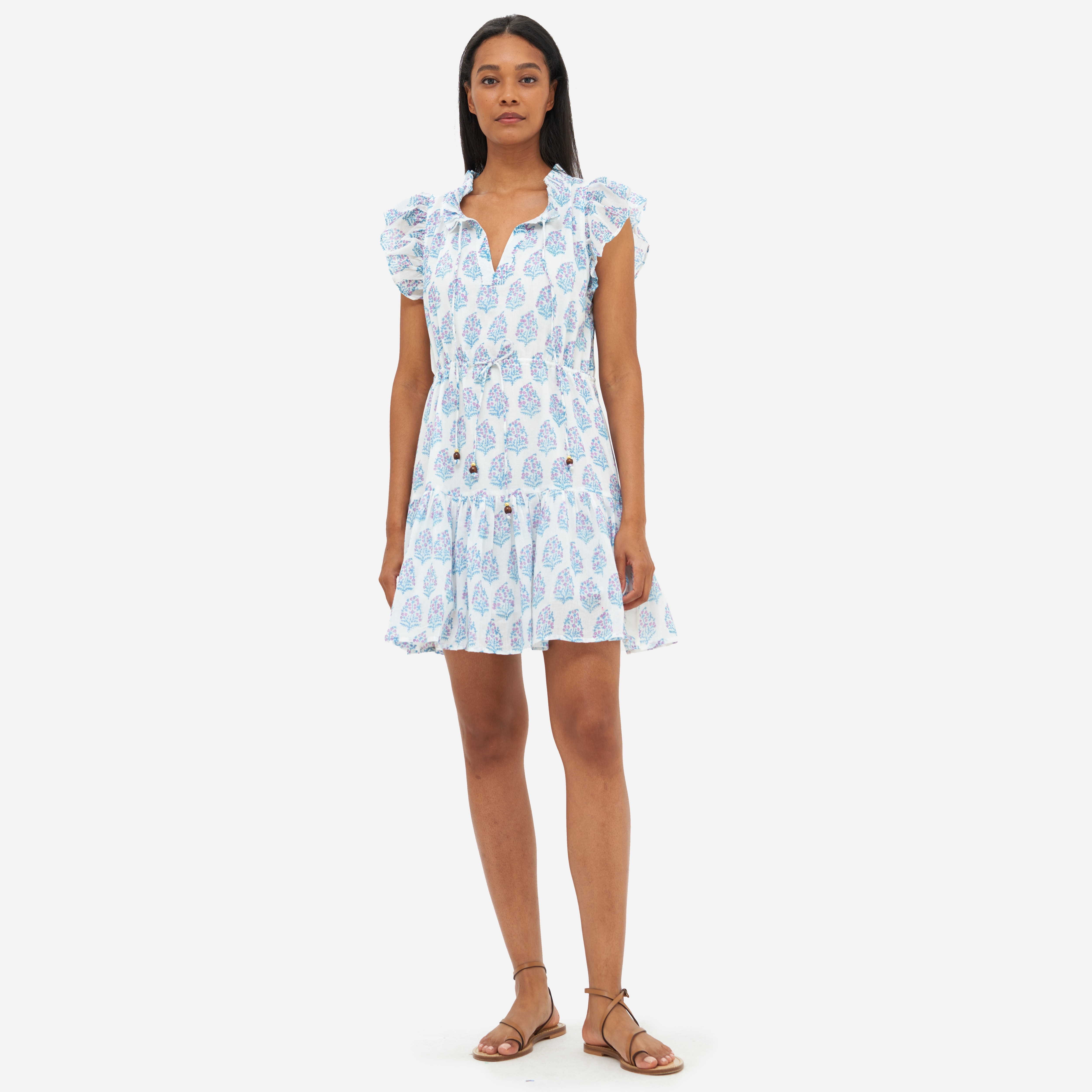 : OLIPHANT™ Cinched Flirty Short Dress For Women